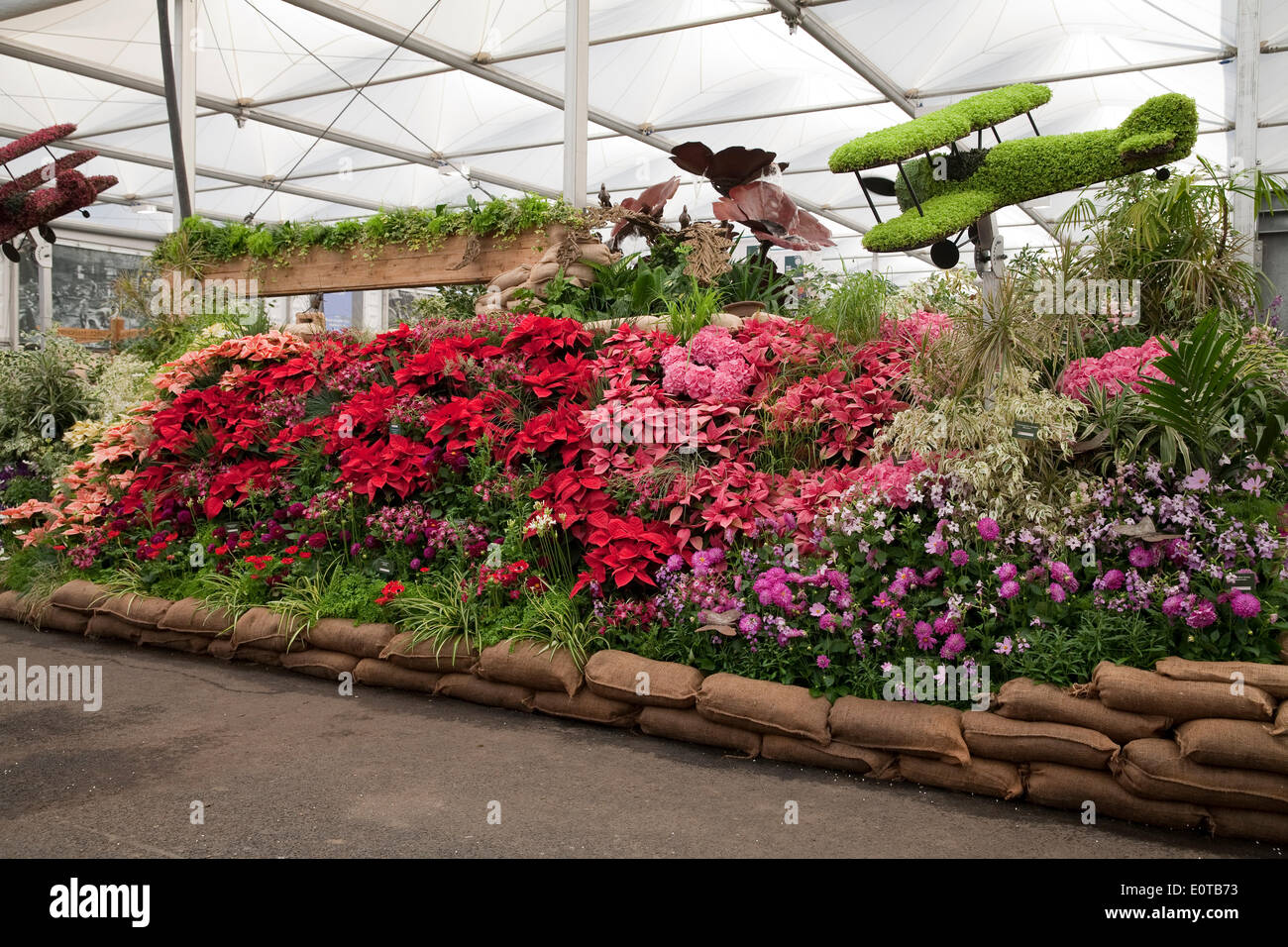 Chelsea, UK. 19th May, 2014. City of Birmingham stand in a marquee at ...