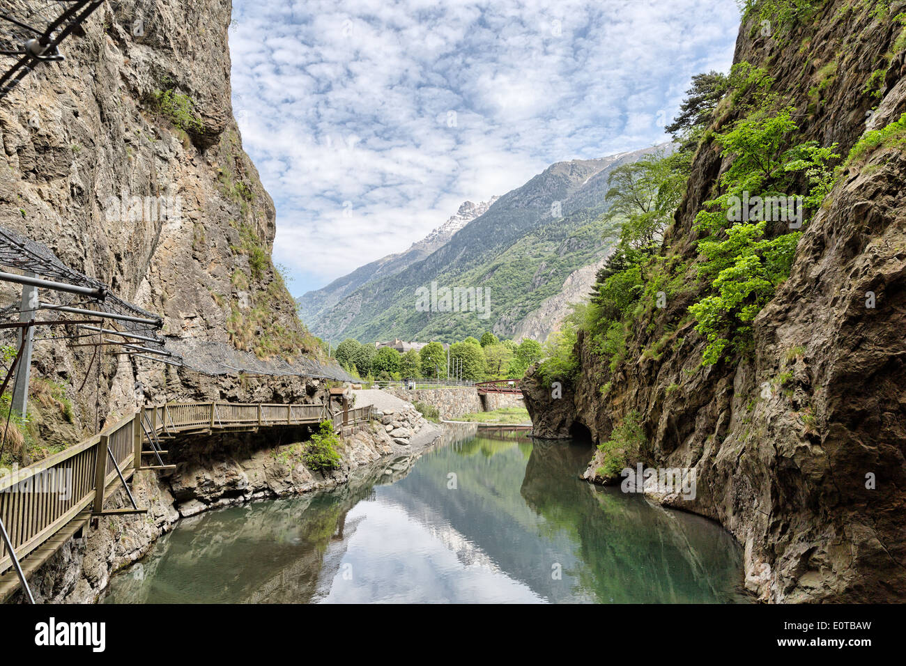 Gorges du Trient at Vernayaz Valais, Switzerland Stock Photo - Alamy