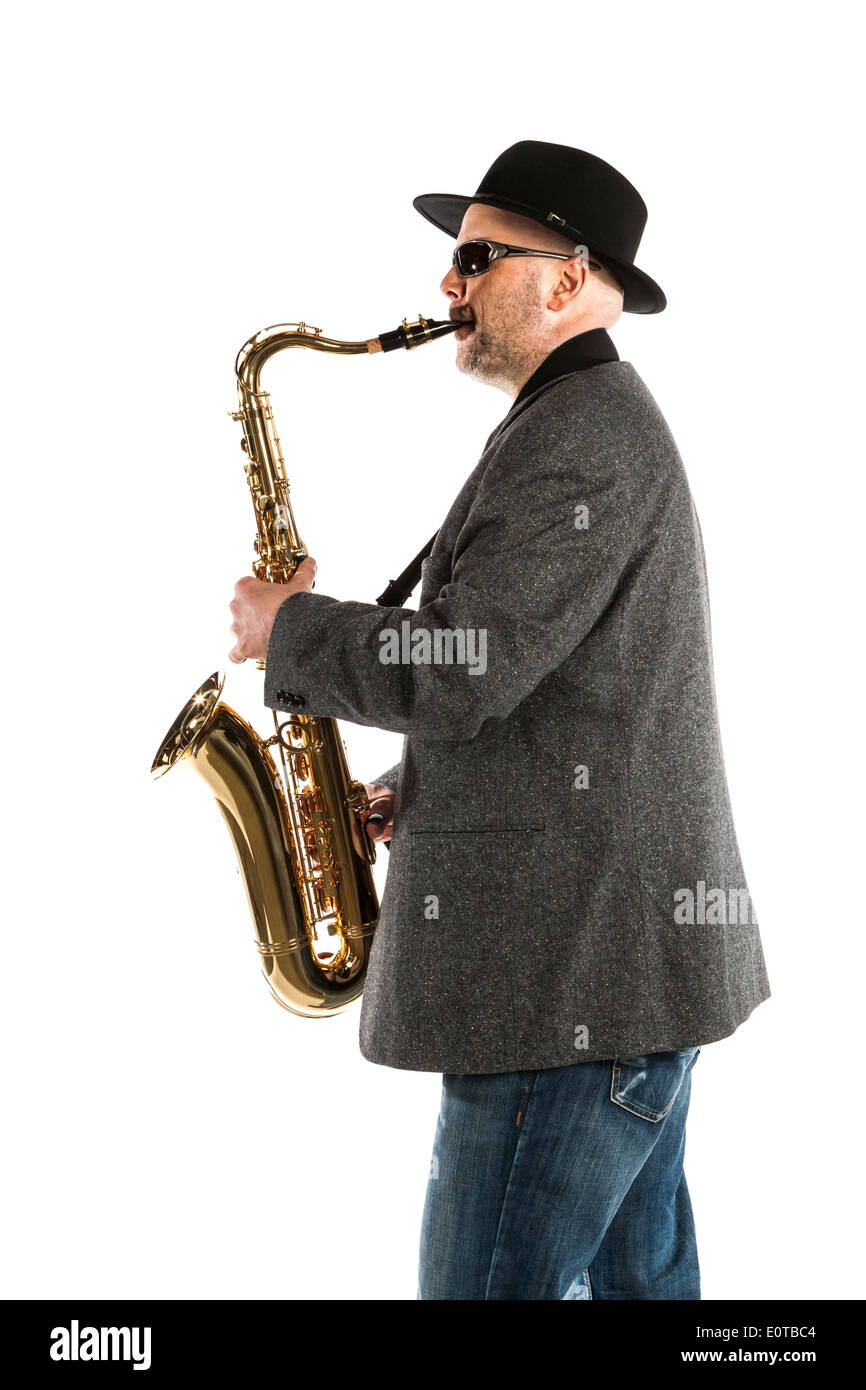 Pro saxophonist hi-res stock photography and images - Alamy