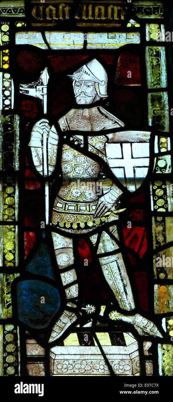 Gothic Stained Glass Windows Knights