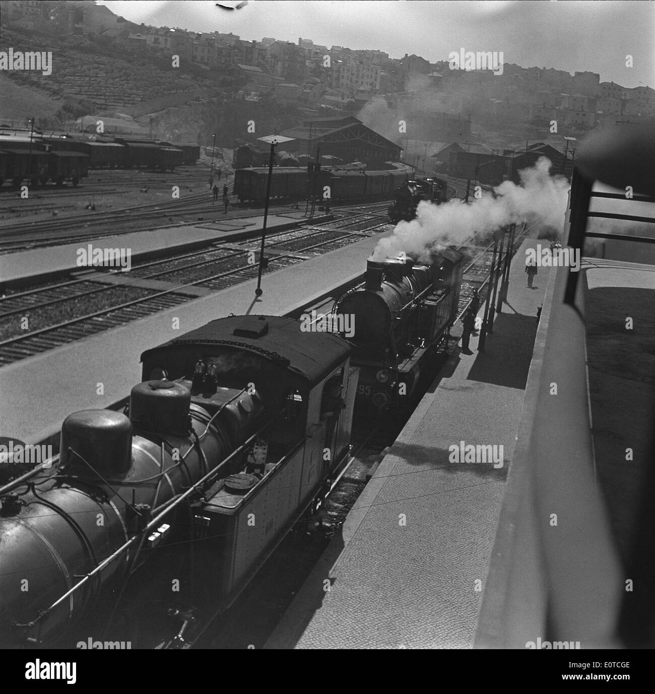 The Estação de Campolide, a railway station in Lisbon, Portugal, is ...