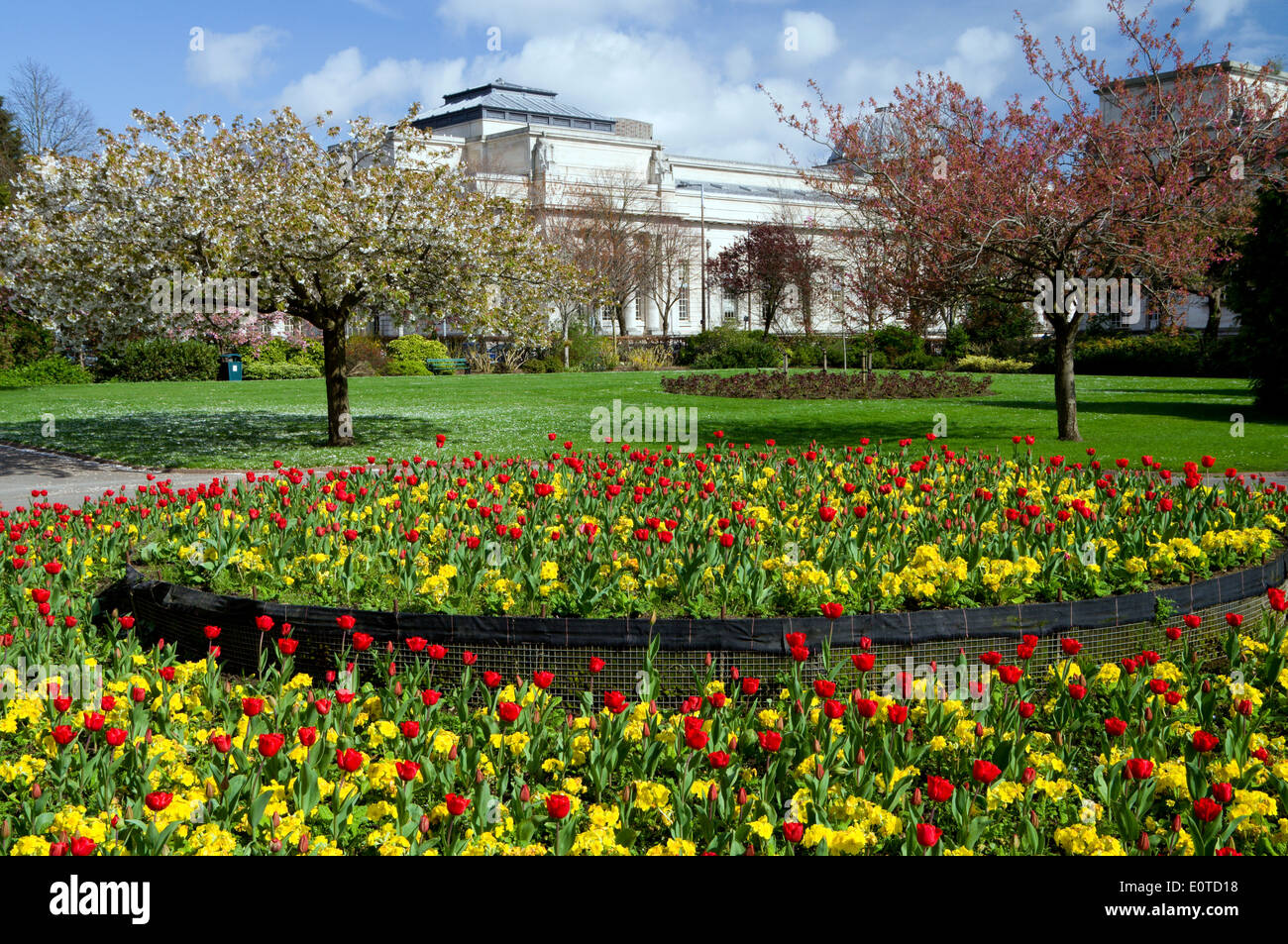 National Museum of Wales from Alexandra Gardens, Cathays Park, Cardiff ...