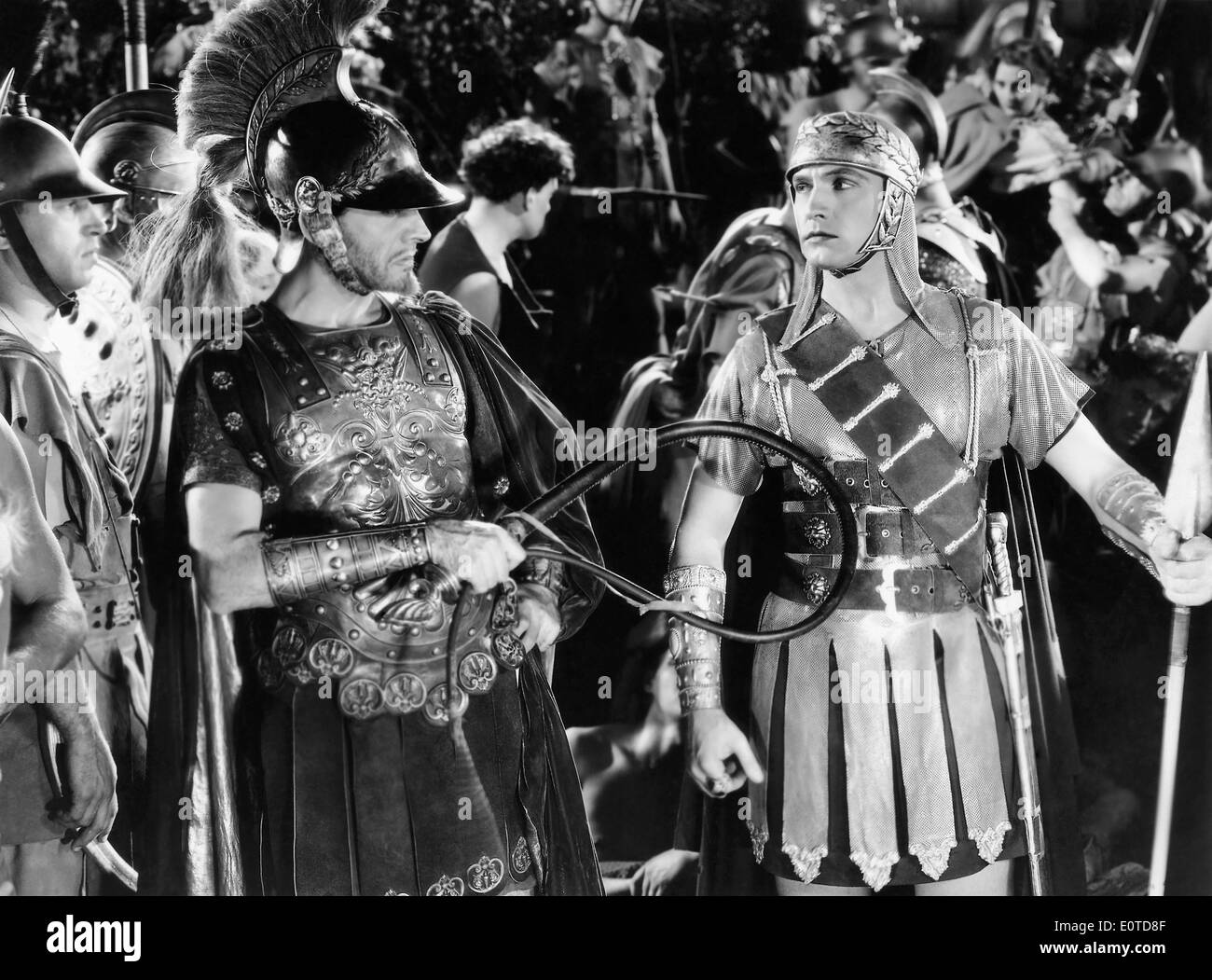 Ian Keith, Fredric March, on-set of the Film, "The Sign of the Cross ...