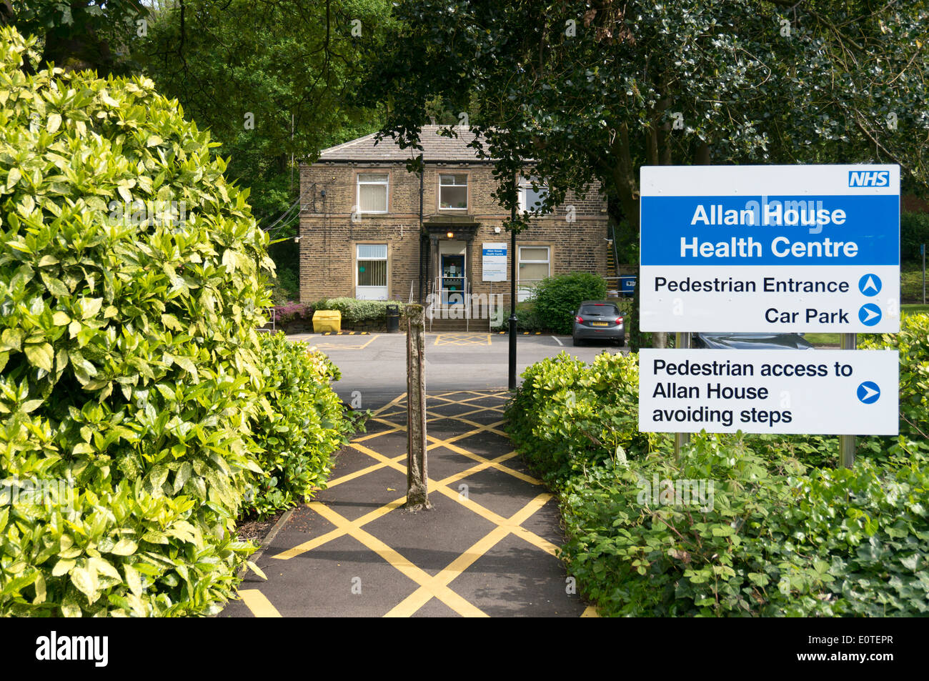 Allan House Health Centre, Sowerby Bridge, West Yorkshire Stock Photo ...