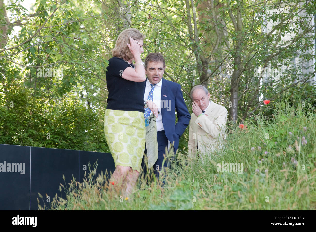 Chelsea, UK.19th May, 2014. Rowan Atkinson attends RHS Chelsea Flower ...