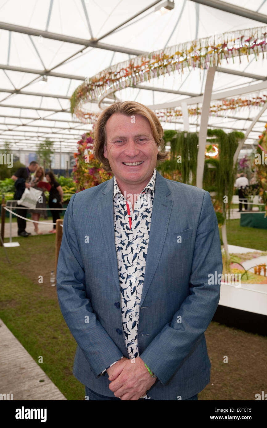 Chelsea, UK.19th May, 2014. David Domoney attends RHS Chelsea Flower ...