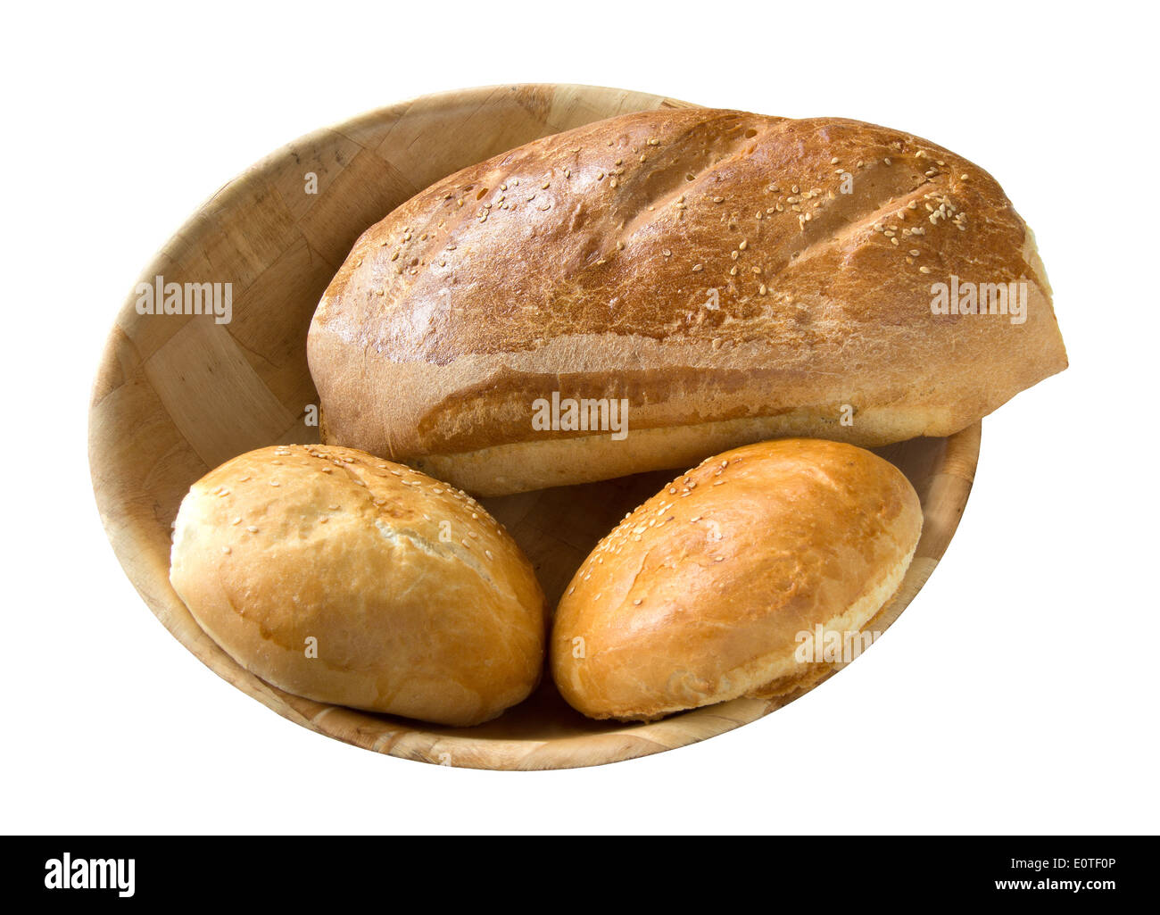 Bread rolls and loaf Stock Photo - Alamy