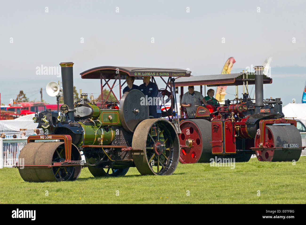 Vintage rally Mona Showground Anglesey North Wales Uk Stock Photo - Alamy