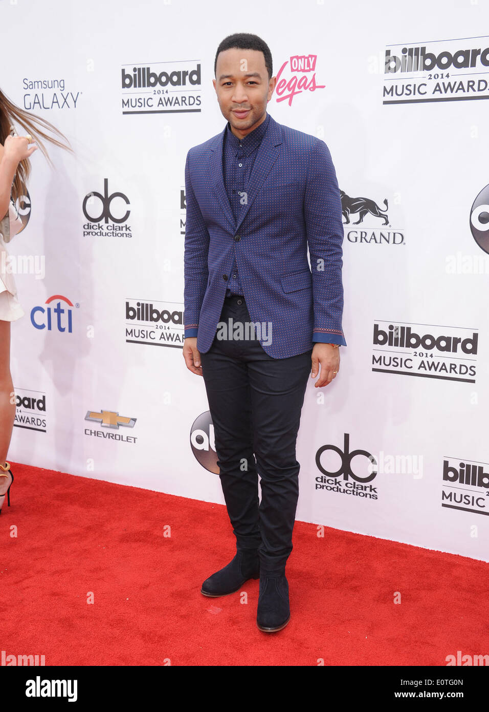 Las Vegas, California, USA. 18th May, 2014. John Legend arrives for the ...