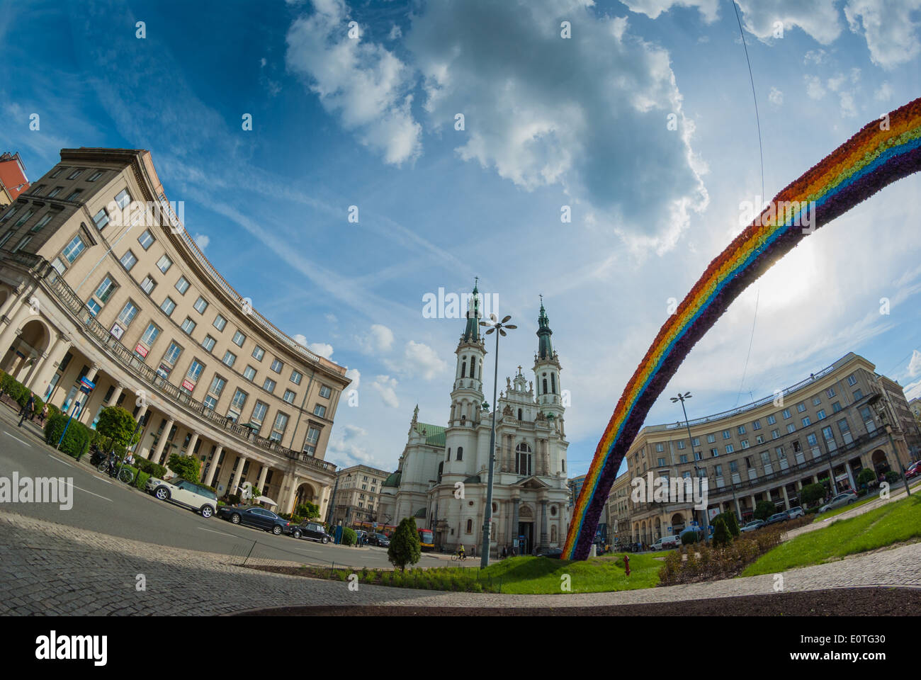 Rainbow art installation hi-res stock photography and images - Alamy
