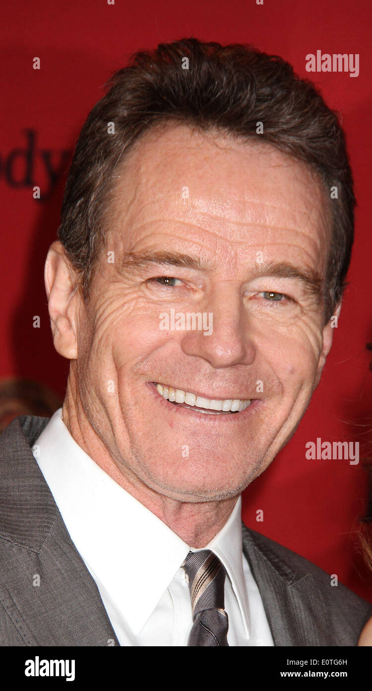New York, New York, USA. 19th May, 2014. Actor BRYAN CRANSTON attends ...
