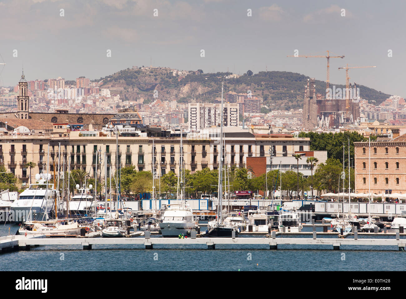 View of Barcelona Stock Photo - Alamy
