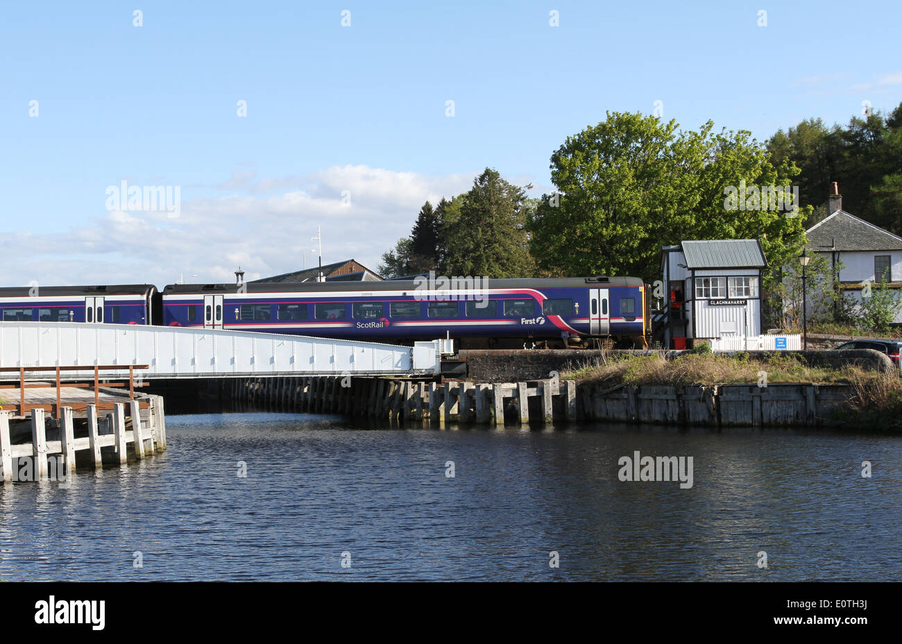 Caledonian train hi-res stock photography and images - Alamy