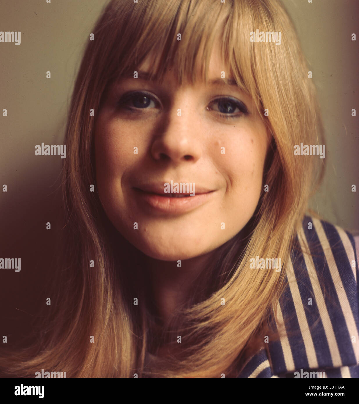 MARIANNE FAITHFUL UK pop singer in 1965. Photo Tony Gale Stock Photo ...