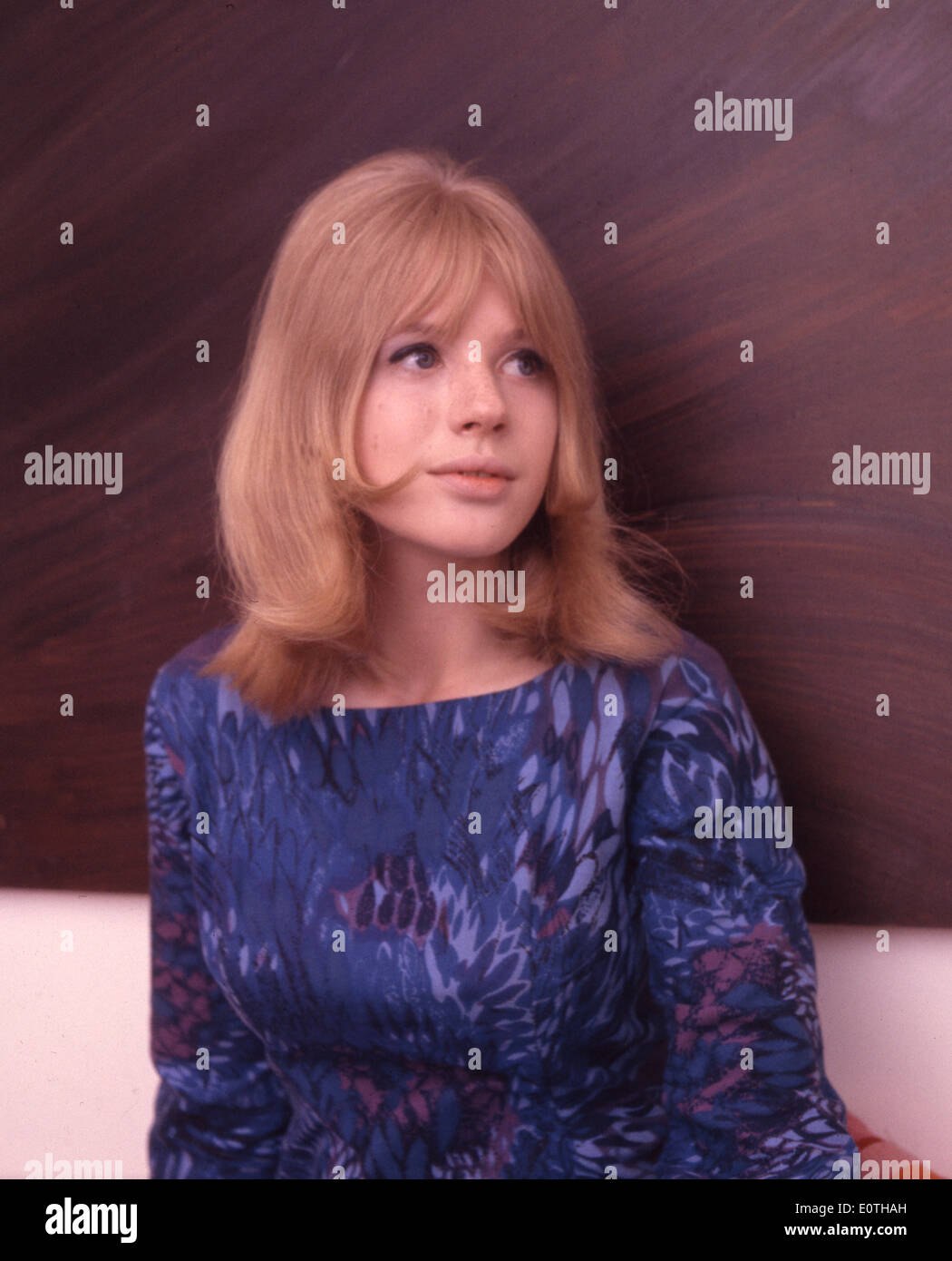 MARIANNE FAITHFUL UK pop singer in 1965. Photo Tony Gale Stock Photo ...