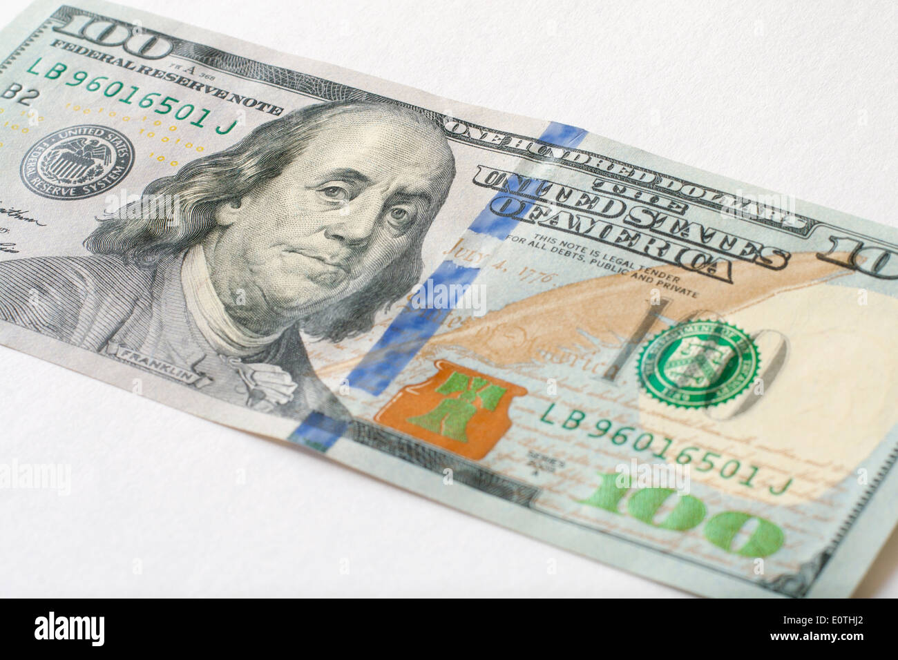 100 us dollar banknote hi-res stock photography and images - Alamy