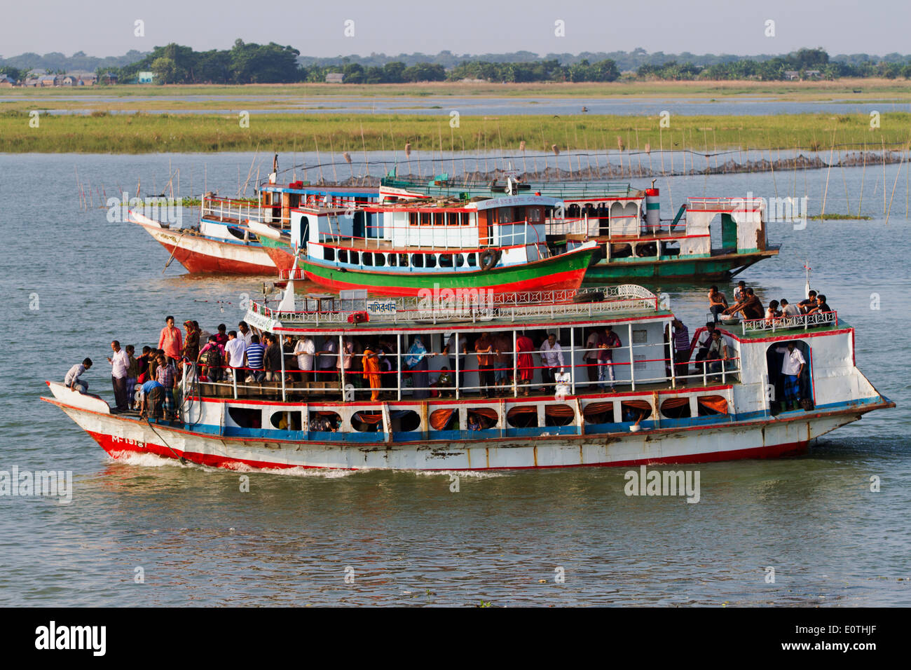 Ferries in Dhaka Bangladesh Stock Photo - Alamy