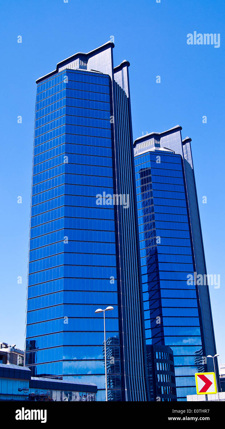 Beauty in use of color in contemporary architecture hi-res stock ...