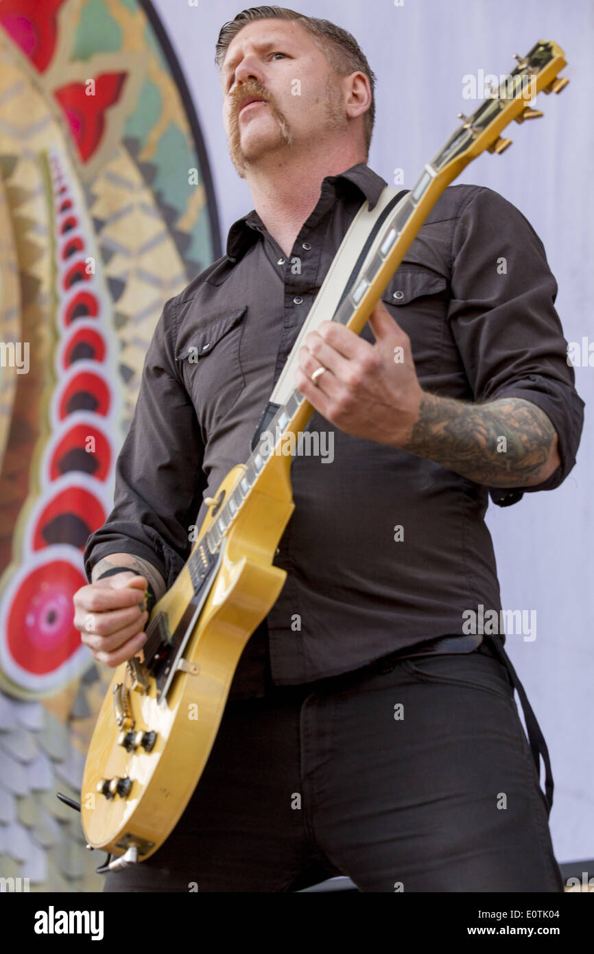 Columbus, Ohio, USA. 18th May, 2014. Guitarist BILL KELLIHER of ...