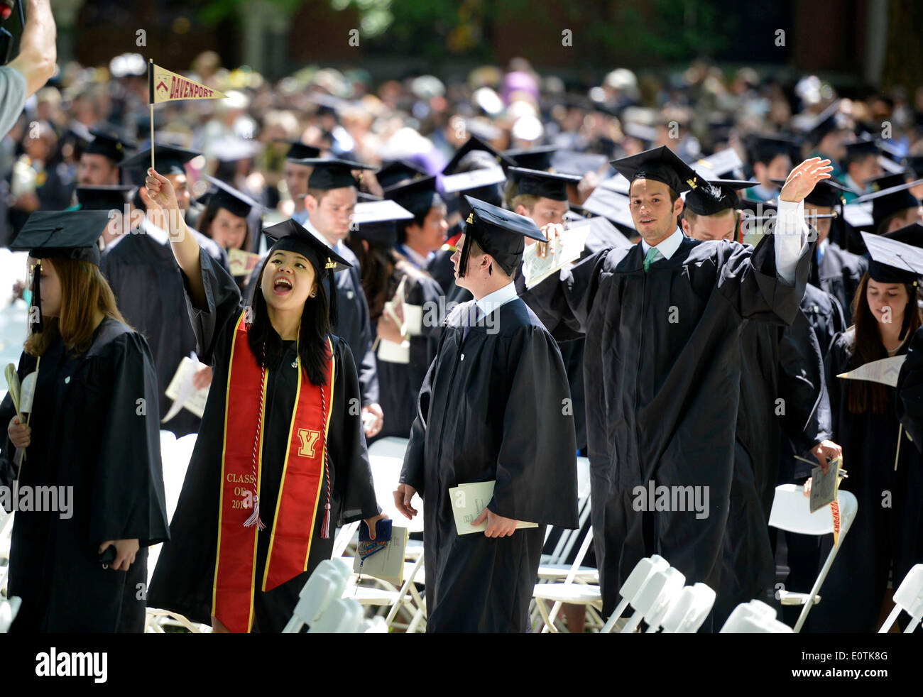 Yale university commencement ceremony hi-res stock photography and ...