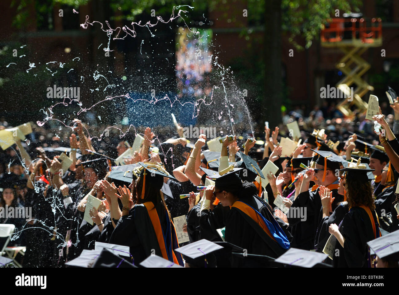 Yale university commencement ceremony hi-res stock photography and ...