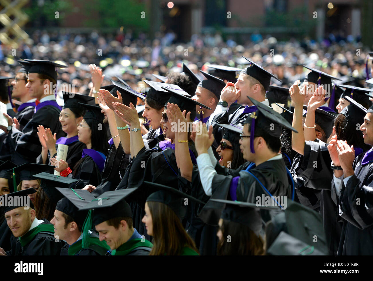 Yale university commencement ceremony hi-res stock photography and ...