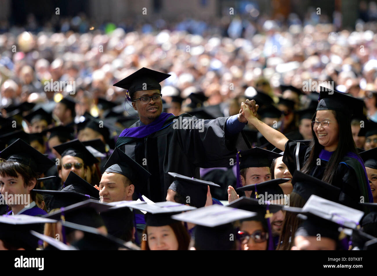Yale university commencement ceremony hi-res stock photography and ...