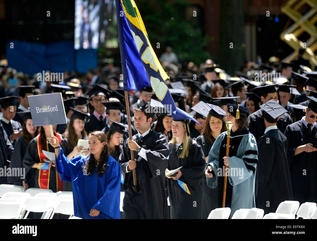 Yale university commencement ceremony hi-res stock photography and ...