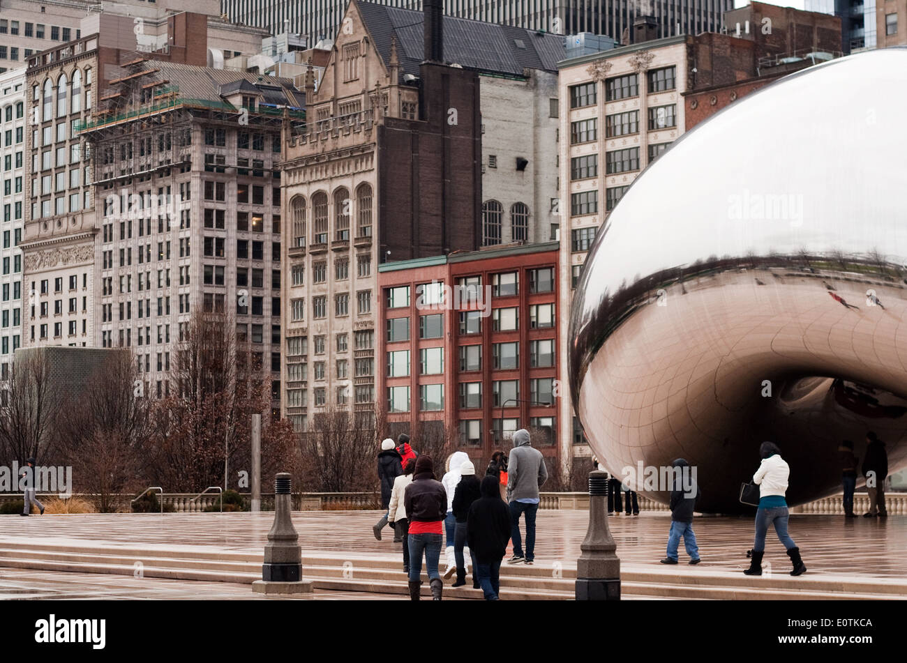 Chicago winter scenes hi-res stock photography and images - Alamy