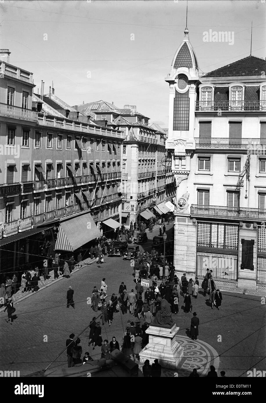 Largo do Chiado is a vibrant public square in Lisbon, Portugal, known ...