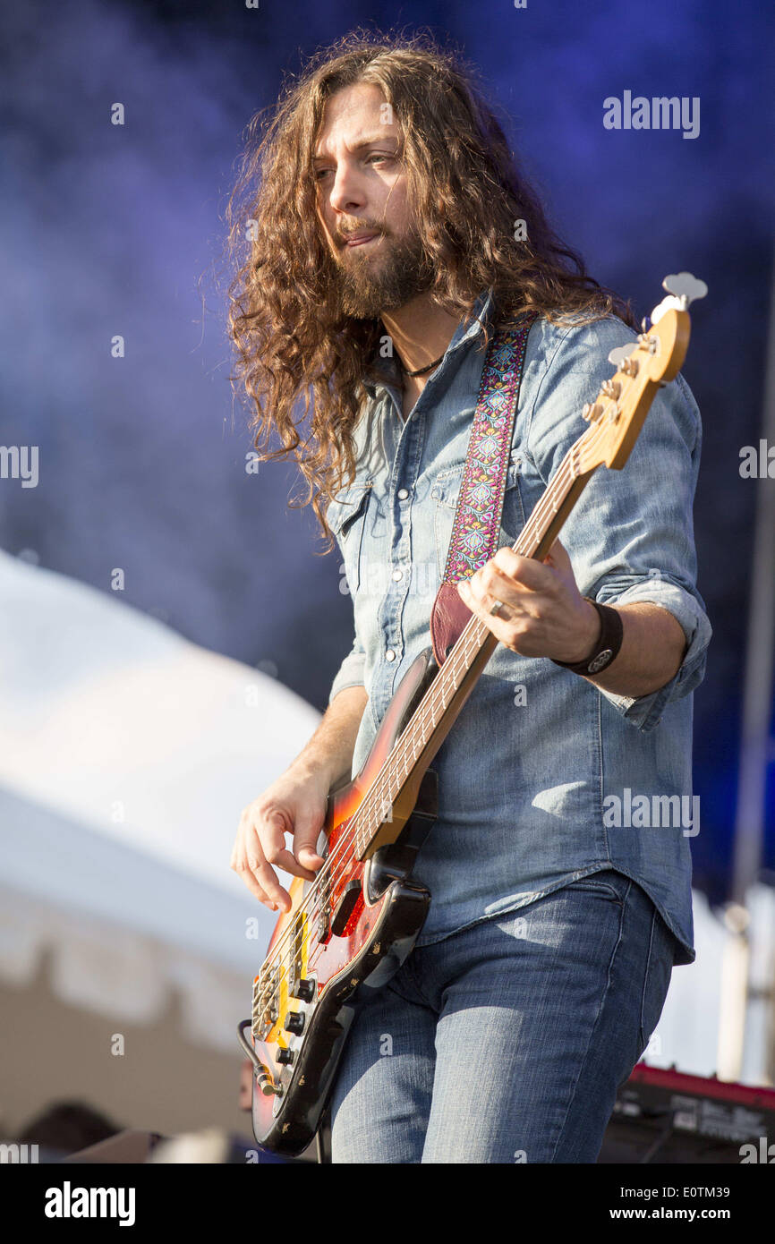 Columbus, Ohio, USA. 18th May, 2014. Bassist MICHAEL DEVIN of Jason ...