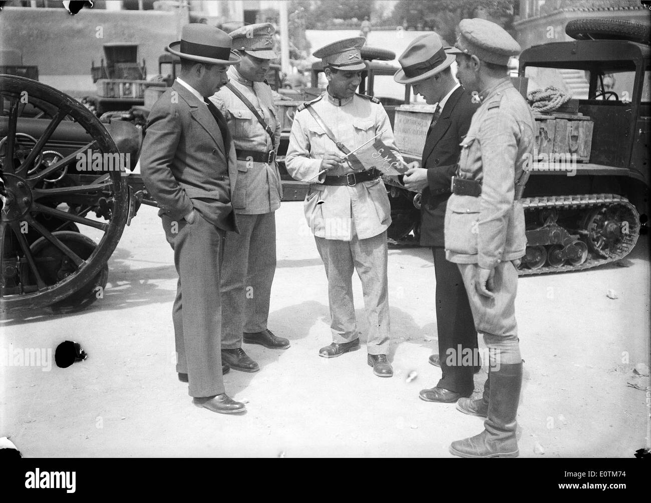 Photograph of the 26th of August, 1931, revolt in Lisbon, Portugal ...