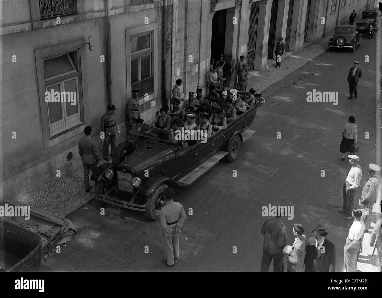 A photograph documenting the events of the 26th of August 1931 revolt ...