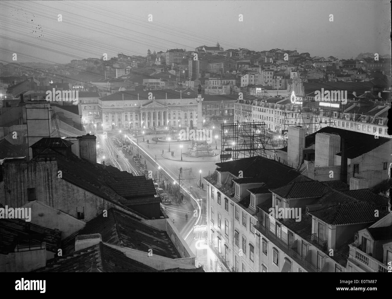 Earthquake reconstruction project Black and White Stock Photos & Images ...