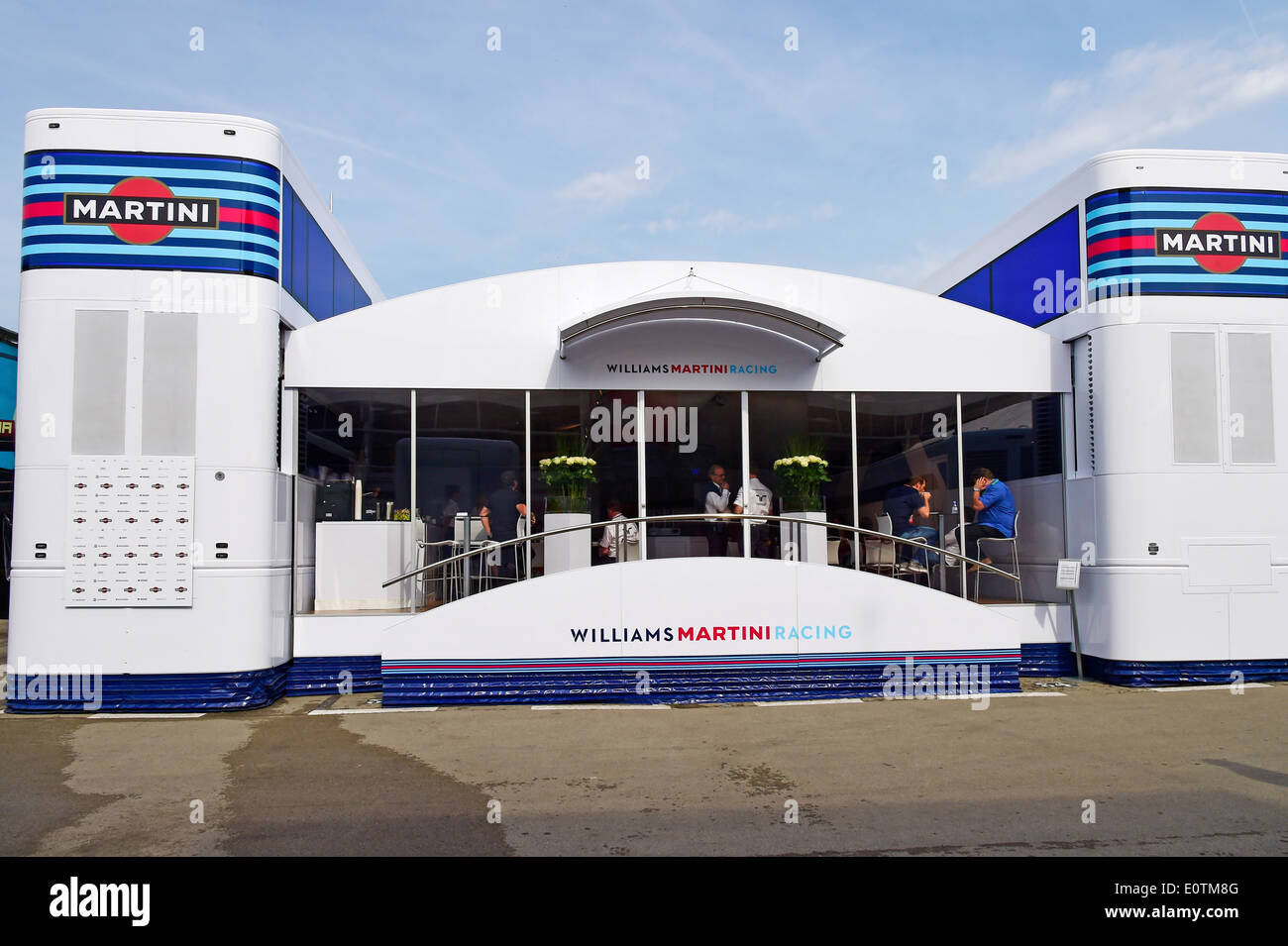 F1 motorhome hospitality hi-res stock photography and images - Alamy