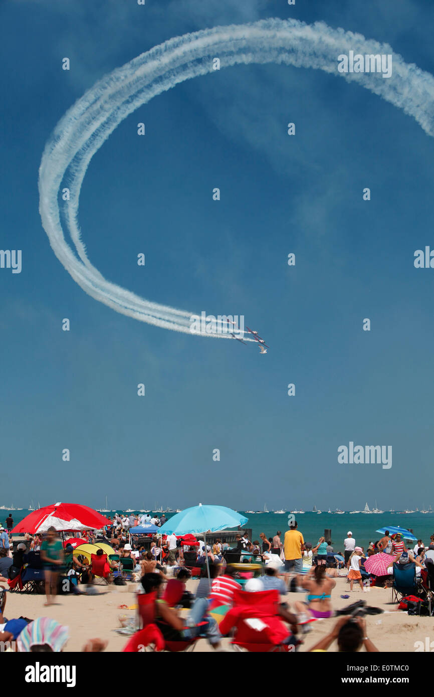 Chicago Air Show Stock Photo - Alamy