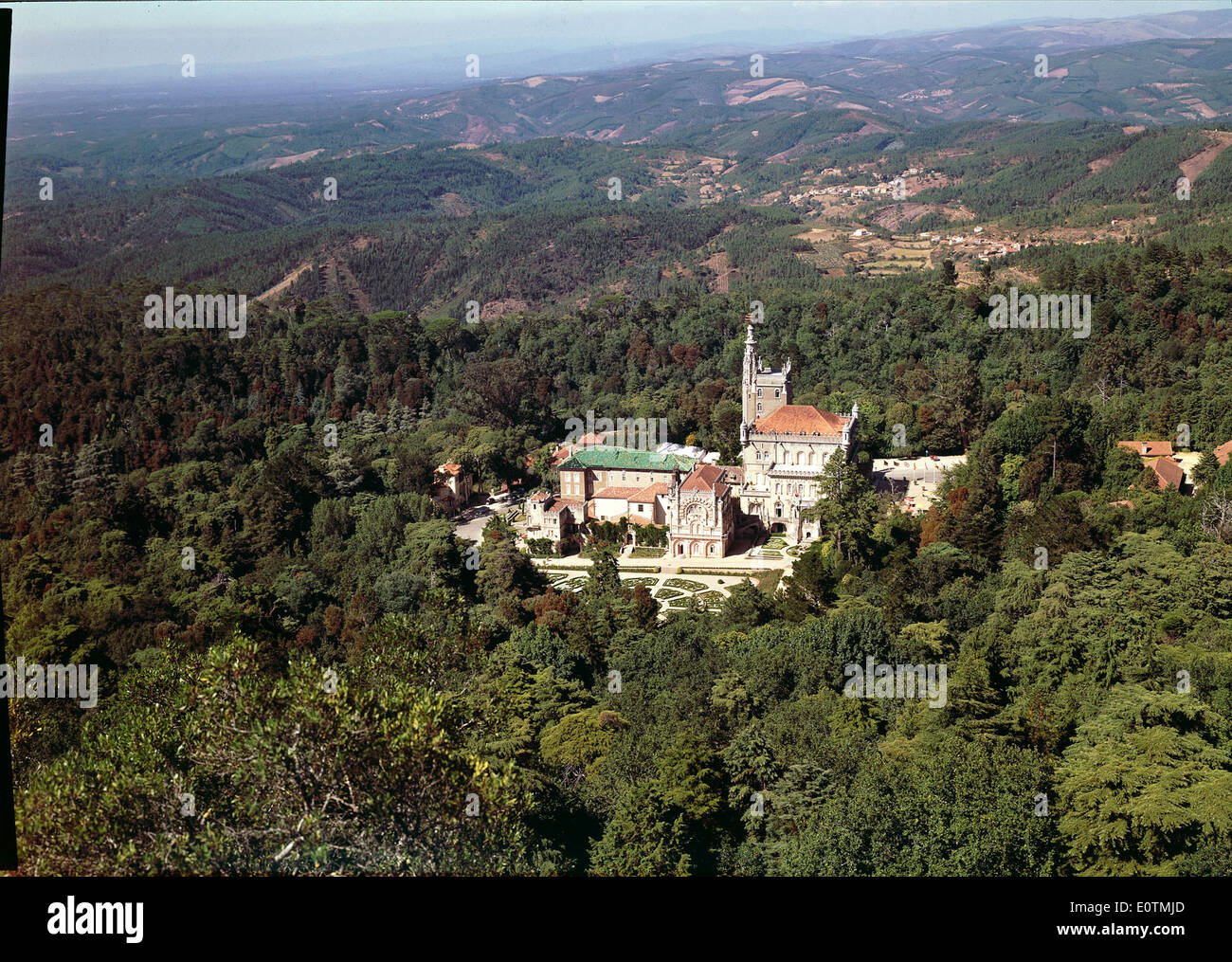 The Palace Hotel do Bussaco in Bussaco, Portugal, is a historic luxury ...