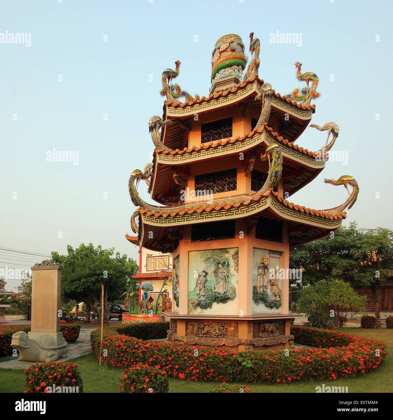 beautiful pavilion in chinese style Stock Photo - Alamy