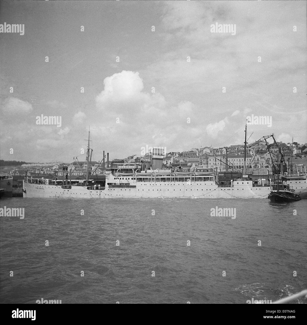 Paquete Colonial was a passenger ship operated by the Companhia ...