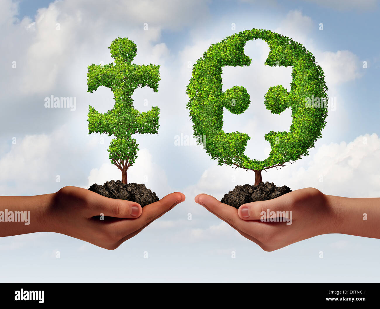 Business consulting advising and financial consulting concept with a ...