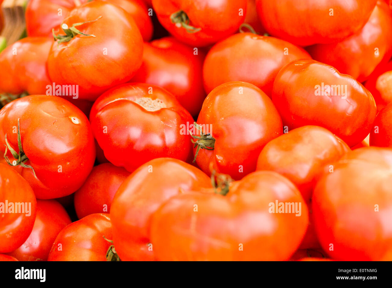 Fresh produce from the local farms at the farmers market Stock Photo ...
