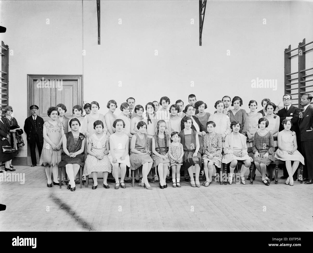 A group portrait taken in Lisbon in 1928 captures a moment in ...