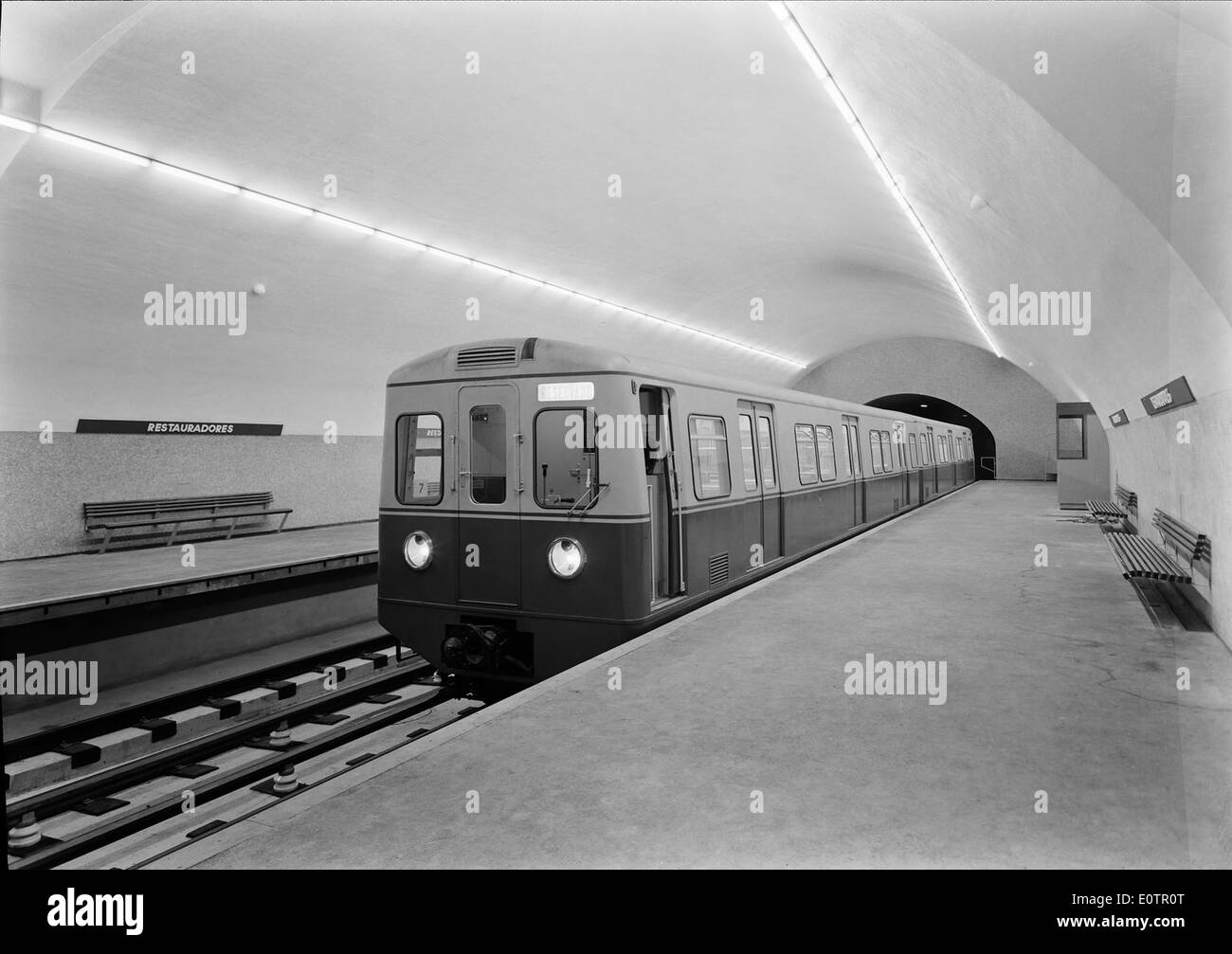 Photograph of the Metropolitano de Lisboa (Lisbon Metro) system ...