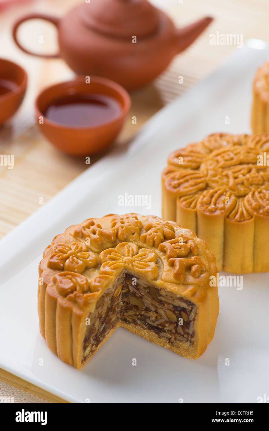 mooncake festival and mid autumn celebrating Stock Photo - Alamy
