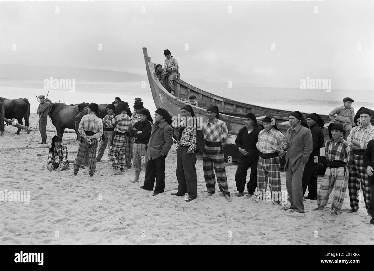 Vibrant coastal community Black and White Stock Photos & Images - Alamy