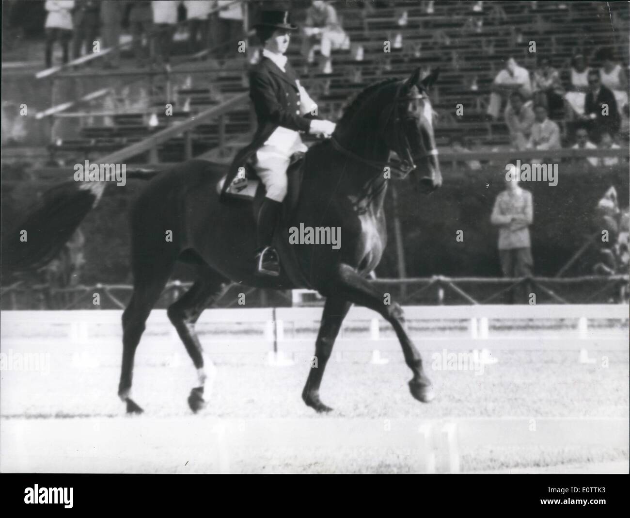 Sep. 09, 1960 - Olympic Games in Rome. Grand Prix De Dressage. Keystone ...