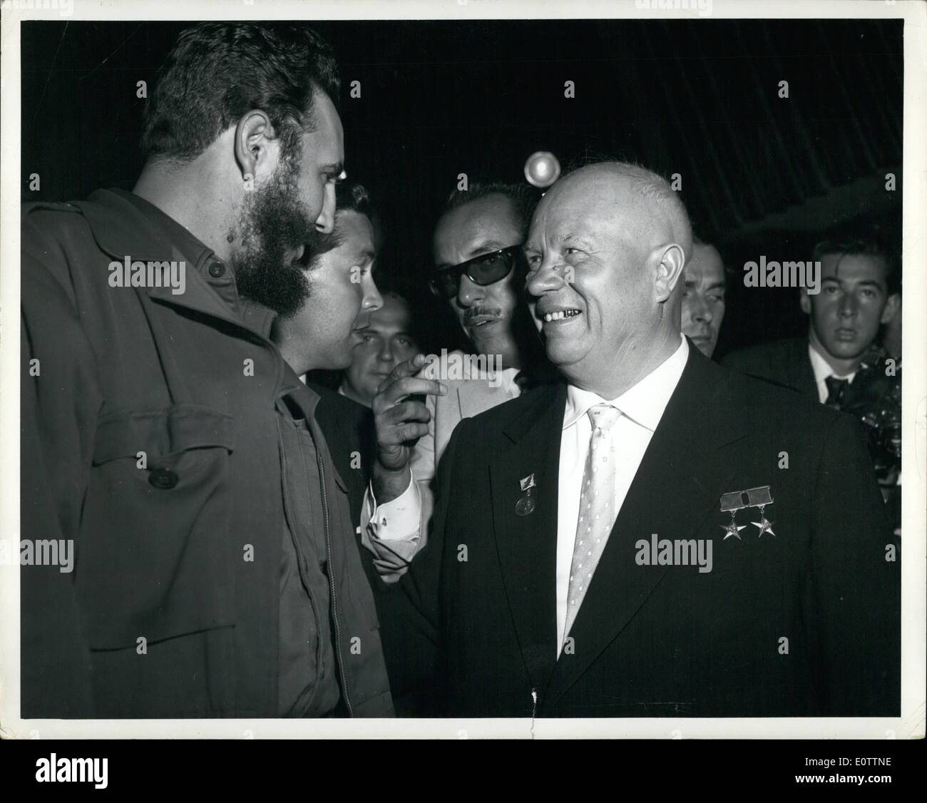 Fidel castro 1960 hi-res stock photography and images - Alamy