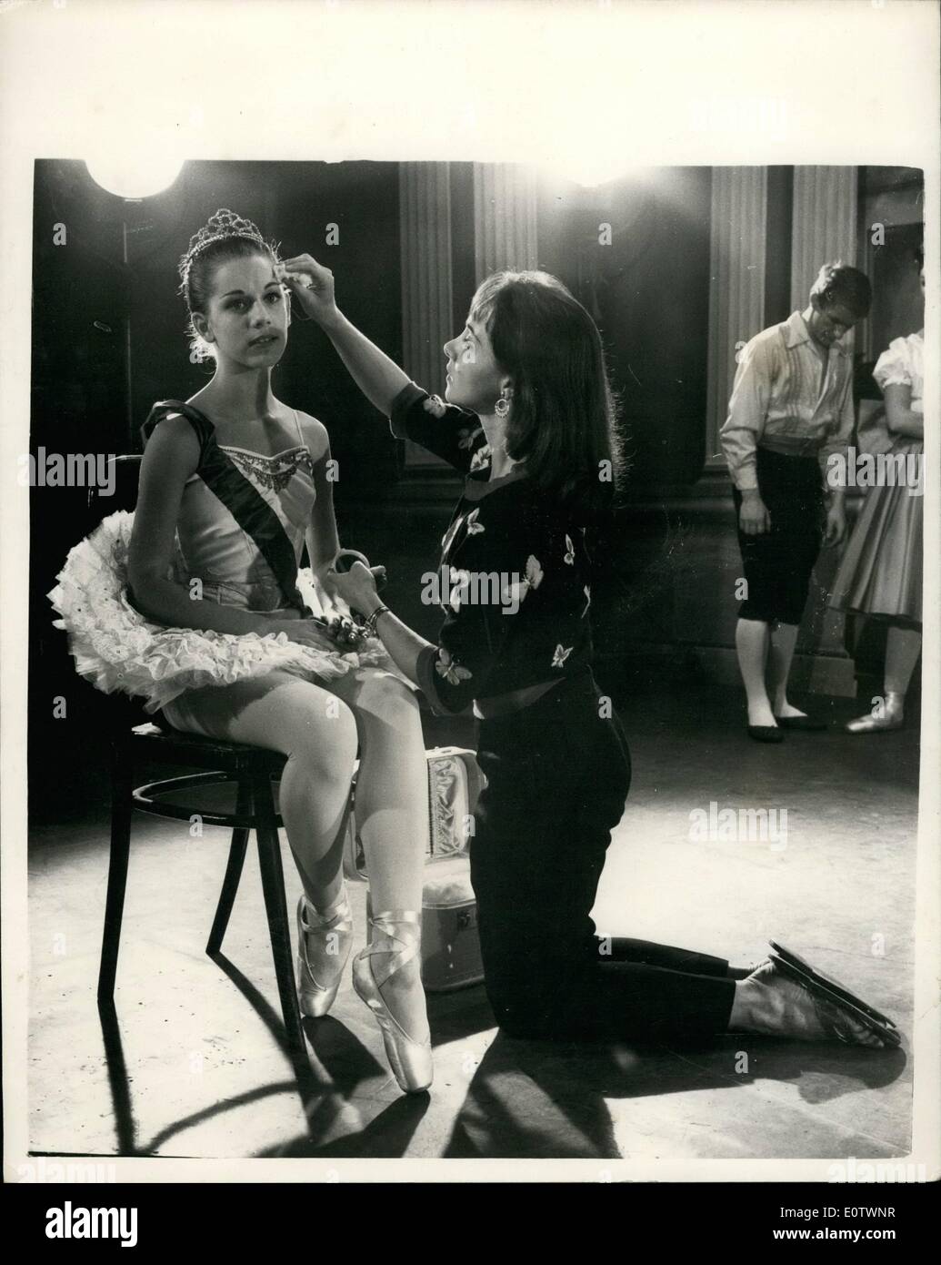 Aug. 08, 1960 - Dress rehearsal for the new type ballet - musical ''The ...