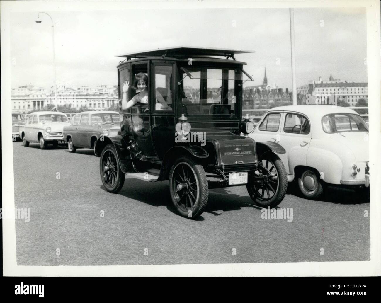 Aug. 08, 1960 - American scientist demonstrates his ''Solar'' car in ...