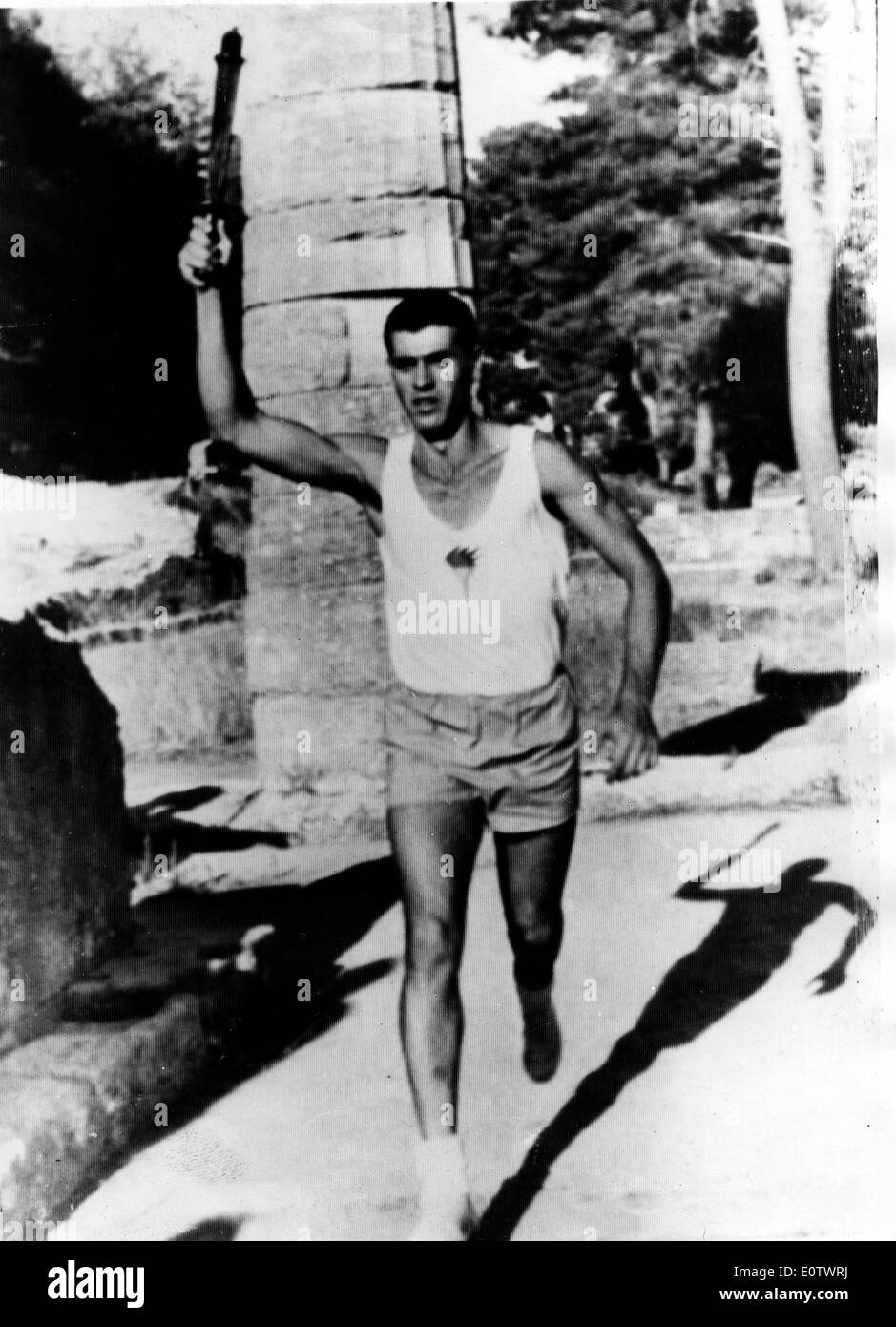 Olympic relay torch Black and White Stock Photos & Images - Alamy